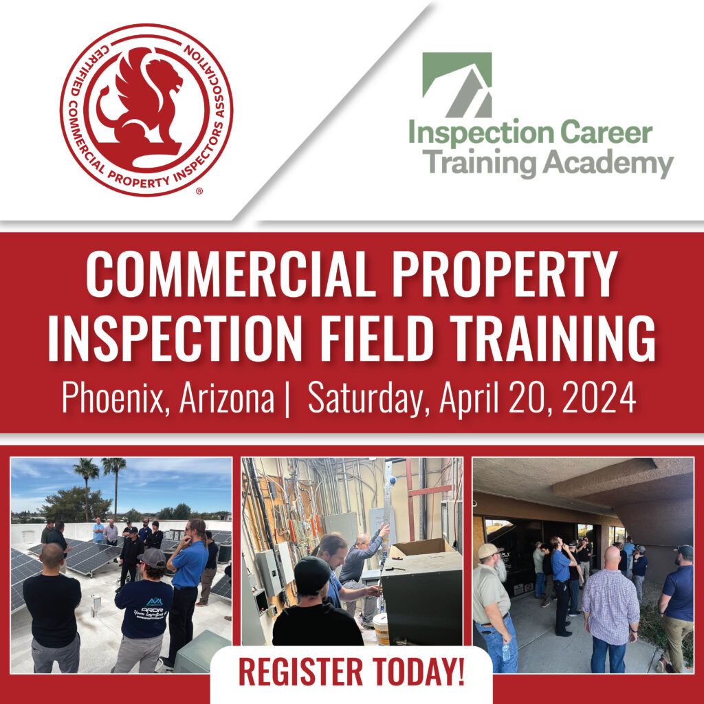 Commercial Property Inspection Field Training (Phoenix, AZ) - CCPIA