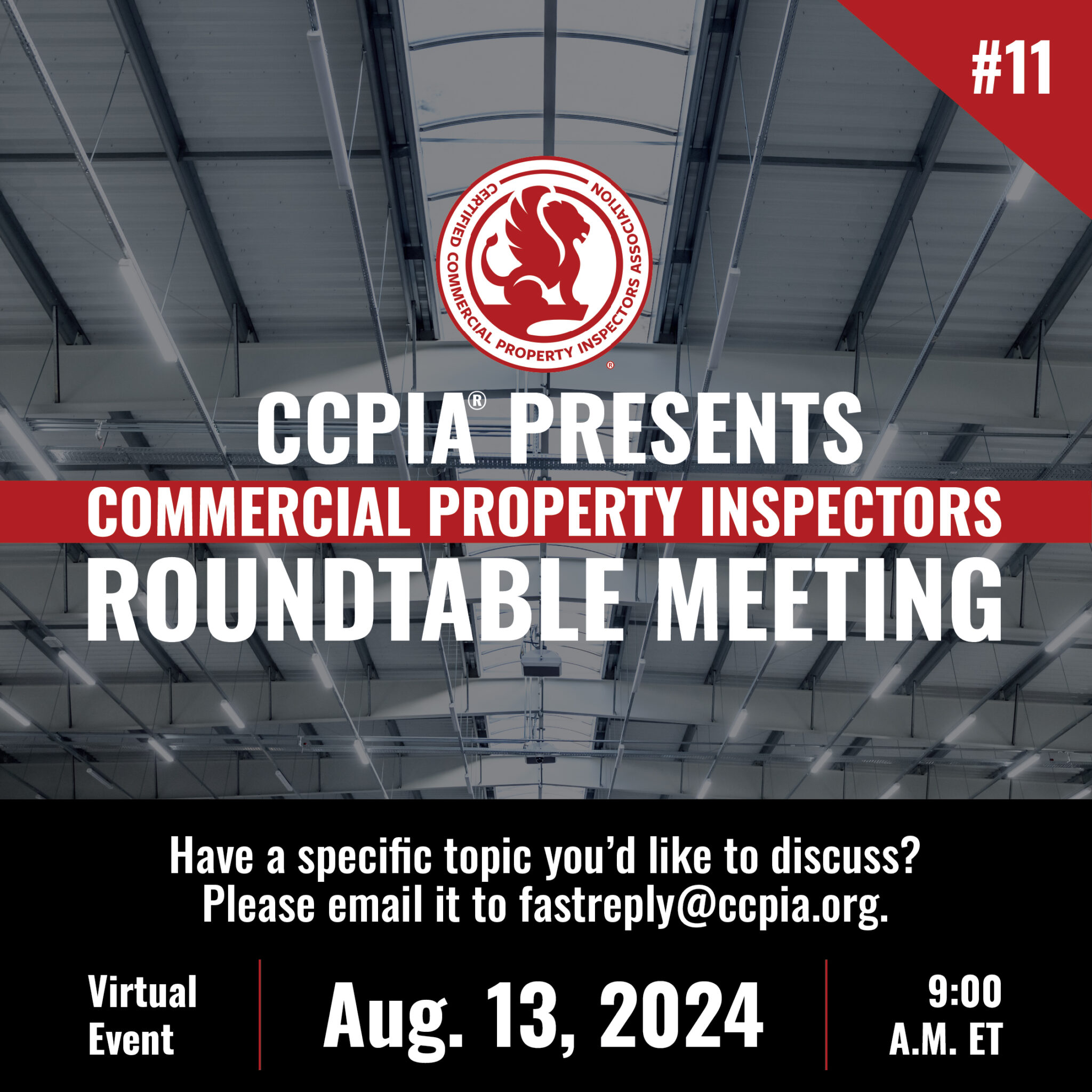 Commercial Property Inspectors Roundtable Meeting - CCPIA