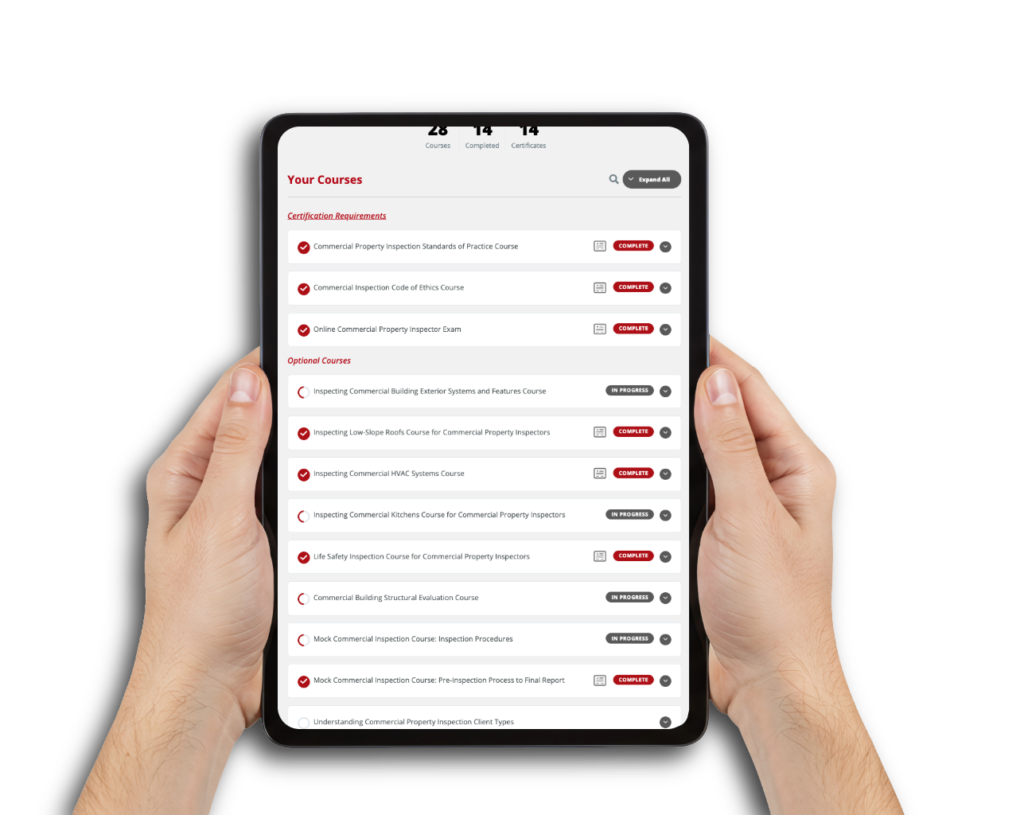 Become a Certified Commercial Property Inspector - CCPIA