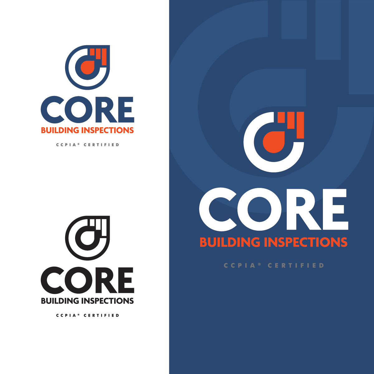 Commercial Property Inspector Logos & Marketing Materials Showcase - CCPIA