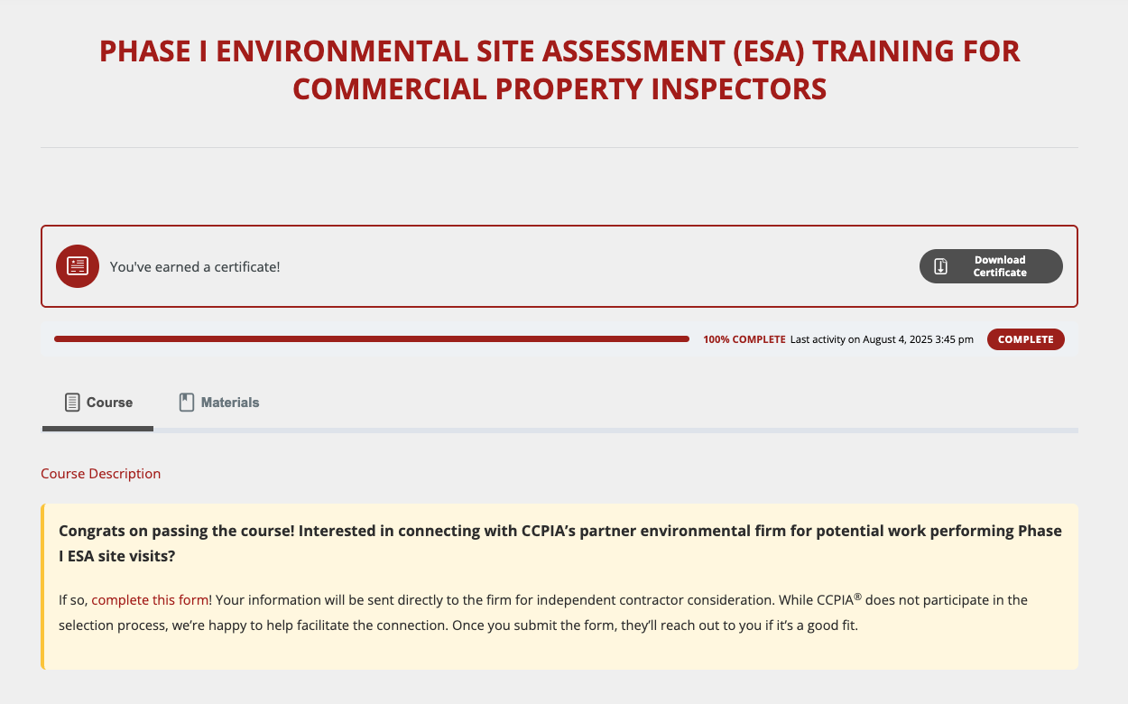 Start Working with an Environmental Firm - Certified Commercial ...