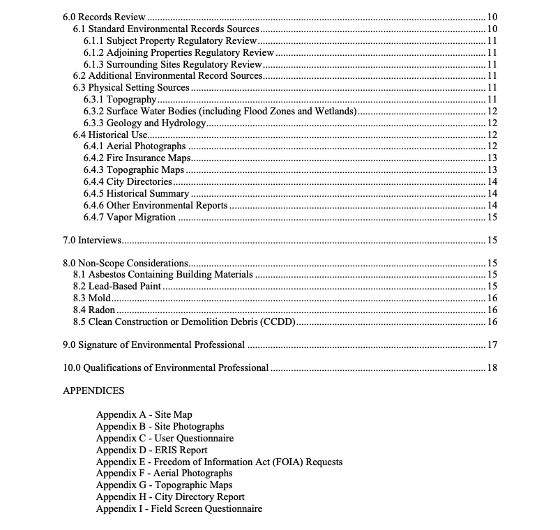 Report Structure Certified Commercial Property Inspectors Association