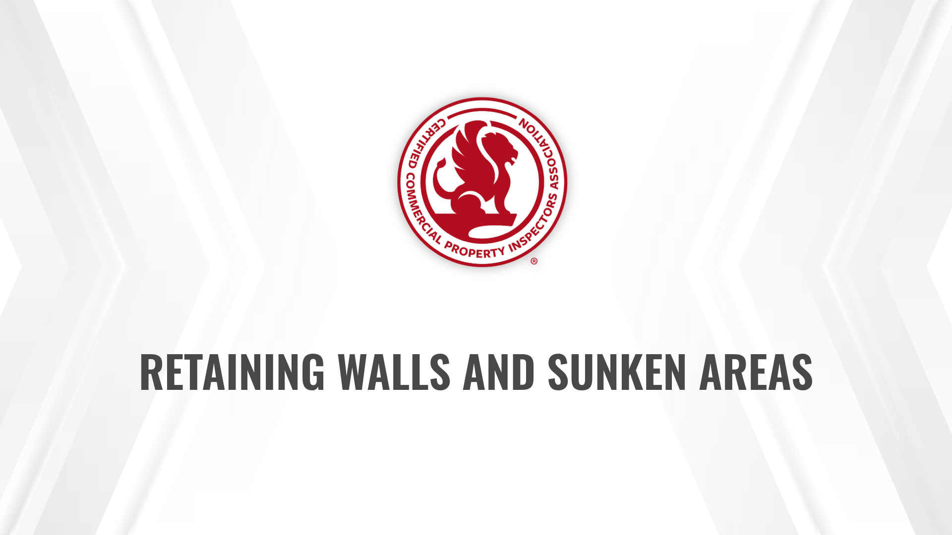 Commercial Retaining Walls and Sunken Areas - CCPIA